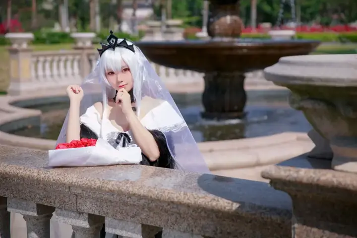 [COS]G44不会受伤-98k婚纱 德皇 - 知乎