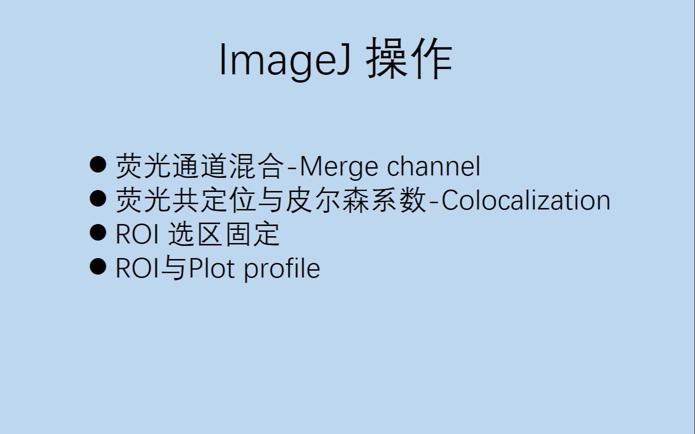 【2】imagej操作-矩形选区固定以及ROI与Plotprofile的使用 - 知乎