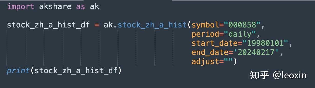 再见爬虫！一行Python代码获取A股26年历史数据，实时数据，ETF基金，可转债！ - 知乎