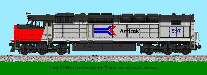 1、美铁机车始祖——EMD SDP40F型内燃机车 - 知乎