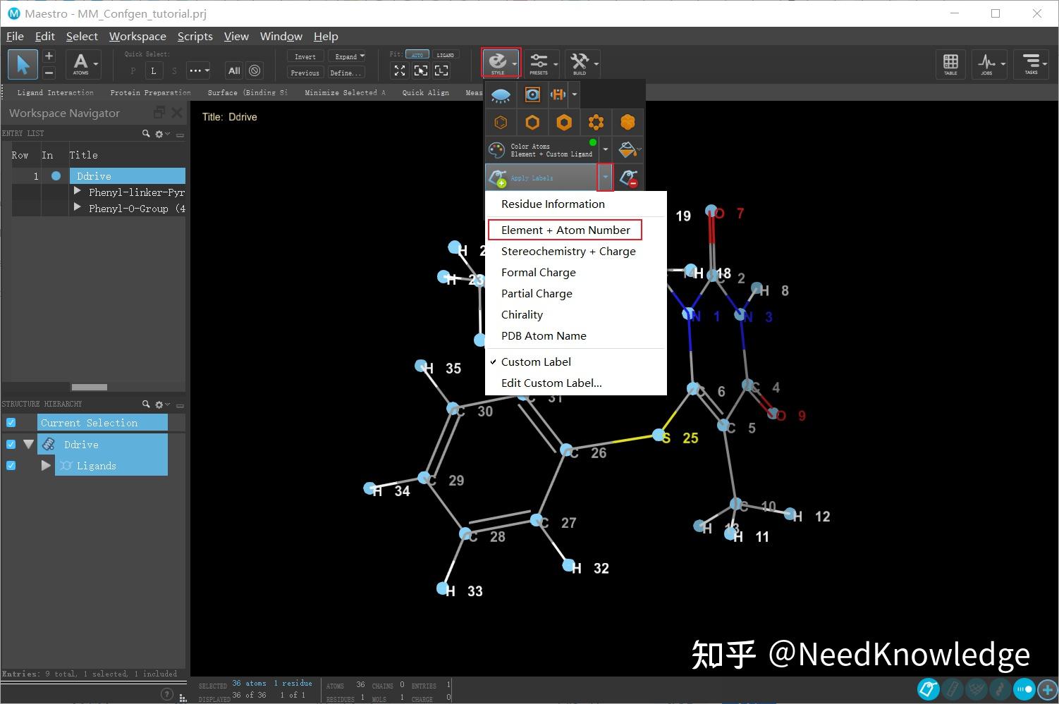 Schrödinger教程 | Conformational Analysis for Small Molecules Using ...