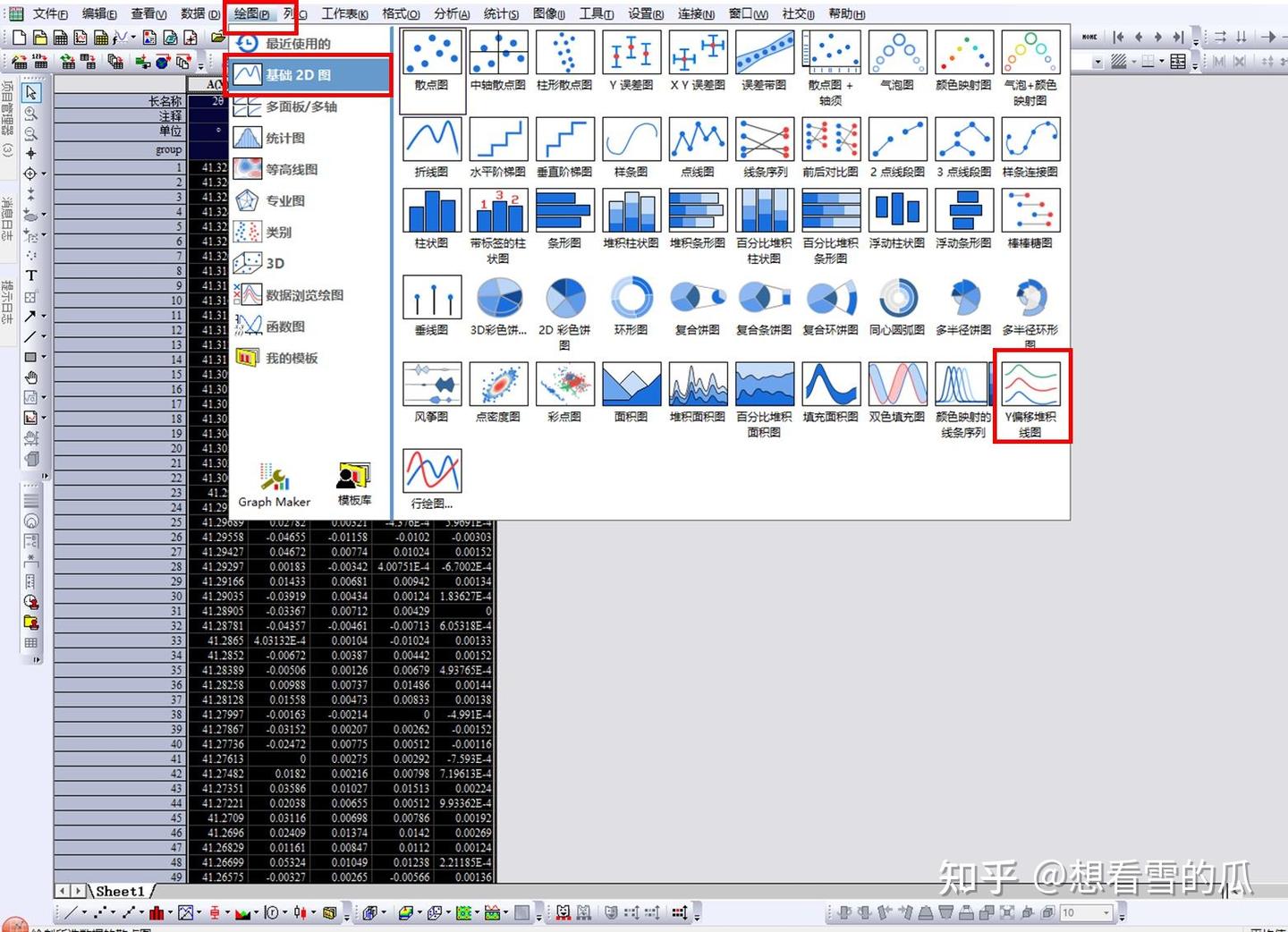 Origin处理XRD数据，绘制Y偏移堆积线图和美观的3D图 - 知乎