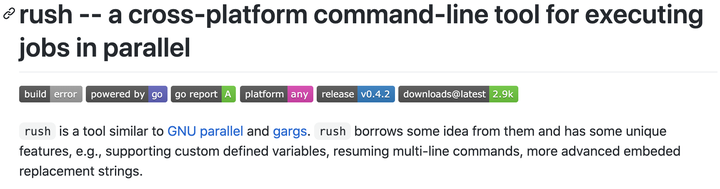 使用 rush 进行命令并行处理 - 知乎