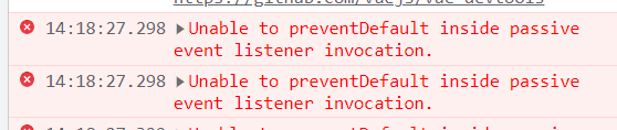 解决unable To Preventdefault Inside Passive Event Listener Invocation 报错问题 知乎