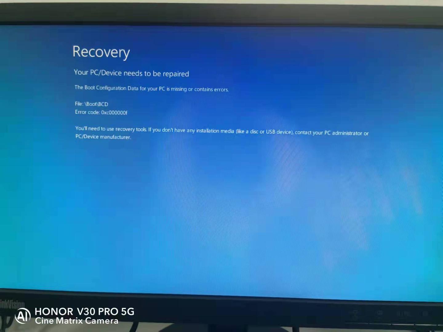 Recovery Your PC/Device needs to be repaired - 知乎