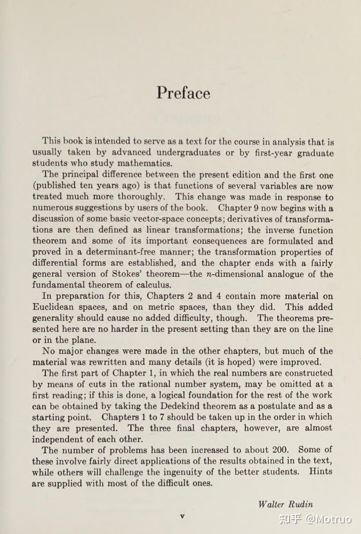 让大一数学小白学Rudin的人都是什么心态？ - 知乎