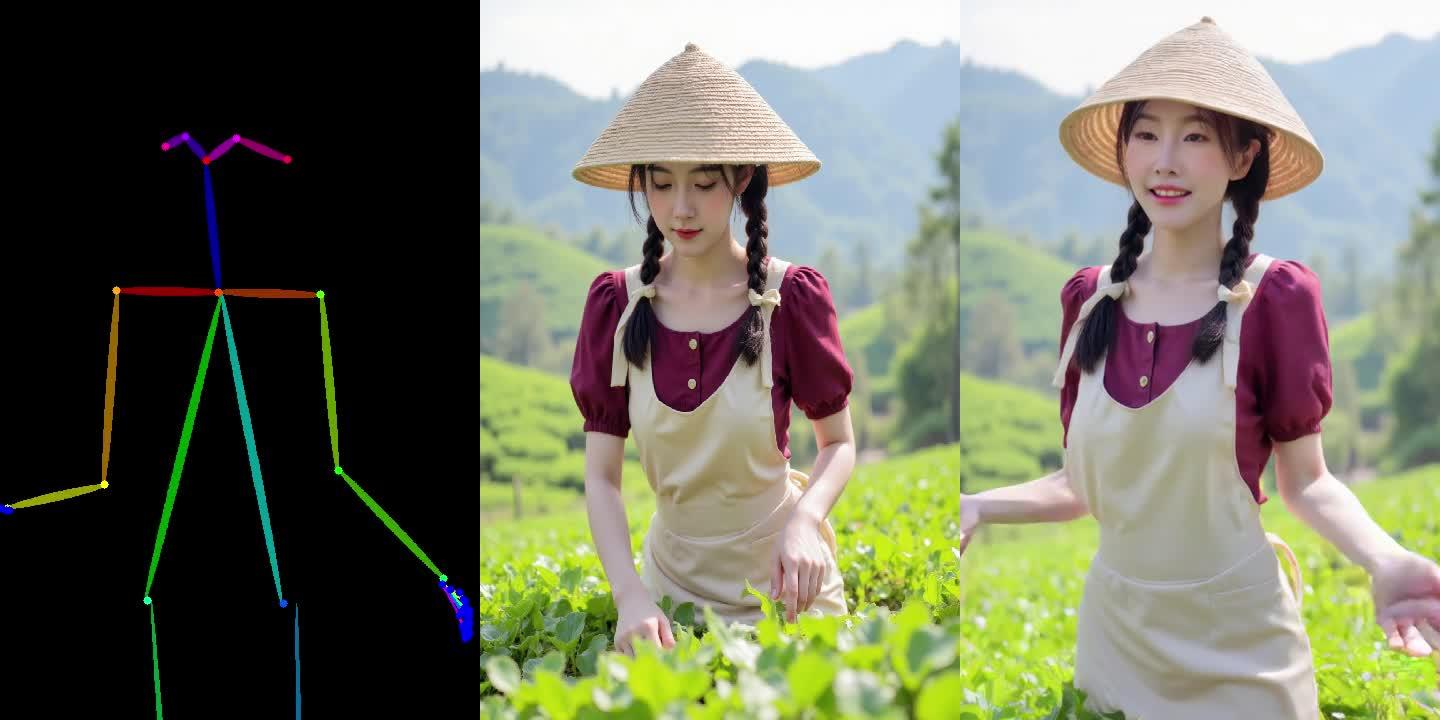 [ComfyUI]UniAnimate-DiT：更强人物和背景一致性wan2.1舞蹈视频！ - 知乎