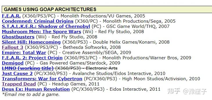 GOAP AI 学习总结 - 知乎