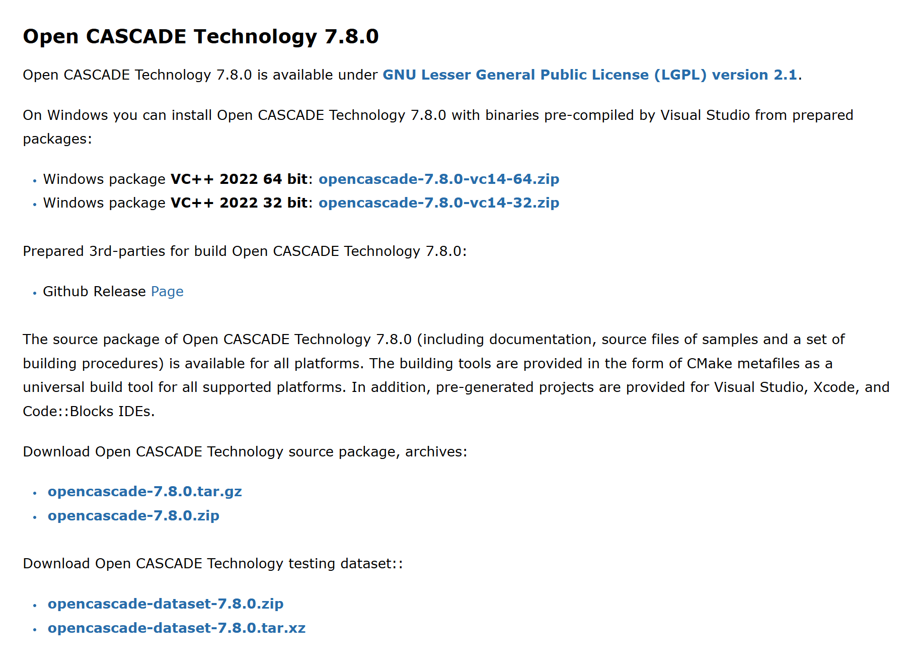 【OpenCascade 01】编译OpenCascade 7.8 - 知乎