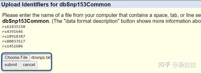 UCSC数据库上手指南（三）—— UCSC Table Browser提取dbSNP rs号在基因组上的坐标信息 - 知乎