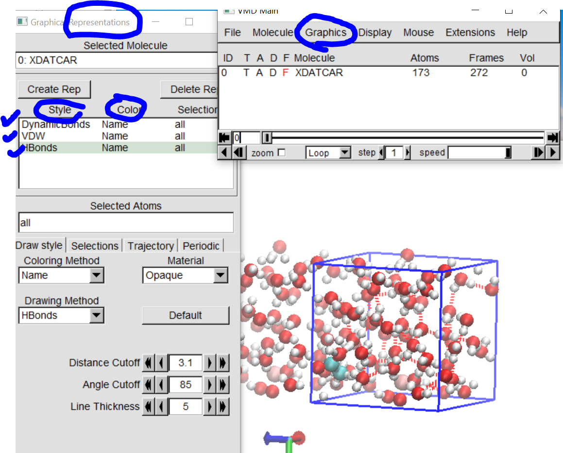 calculate number of H-bonds using VMD. - 知乎