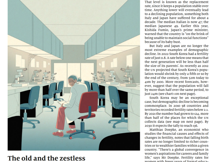 Day71「外刊·精读·听力」（下）人丁寥落，意兴阑珊：人口老龄化和生育率低下会带来什么后果？ - 知乎