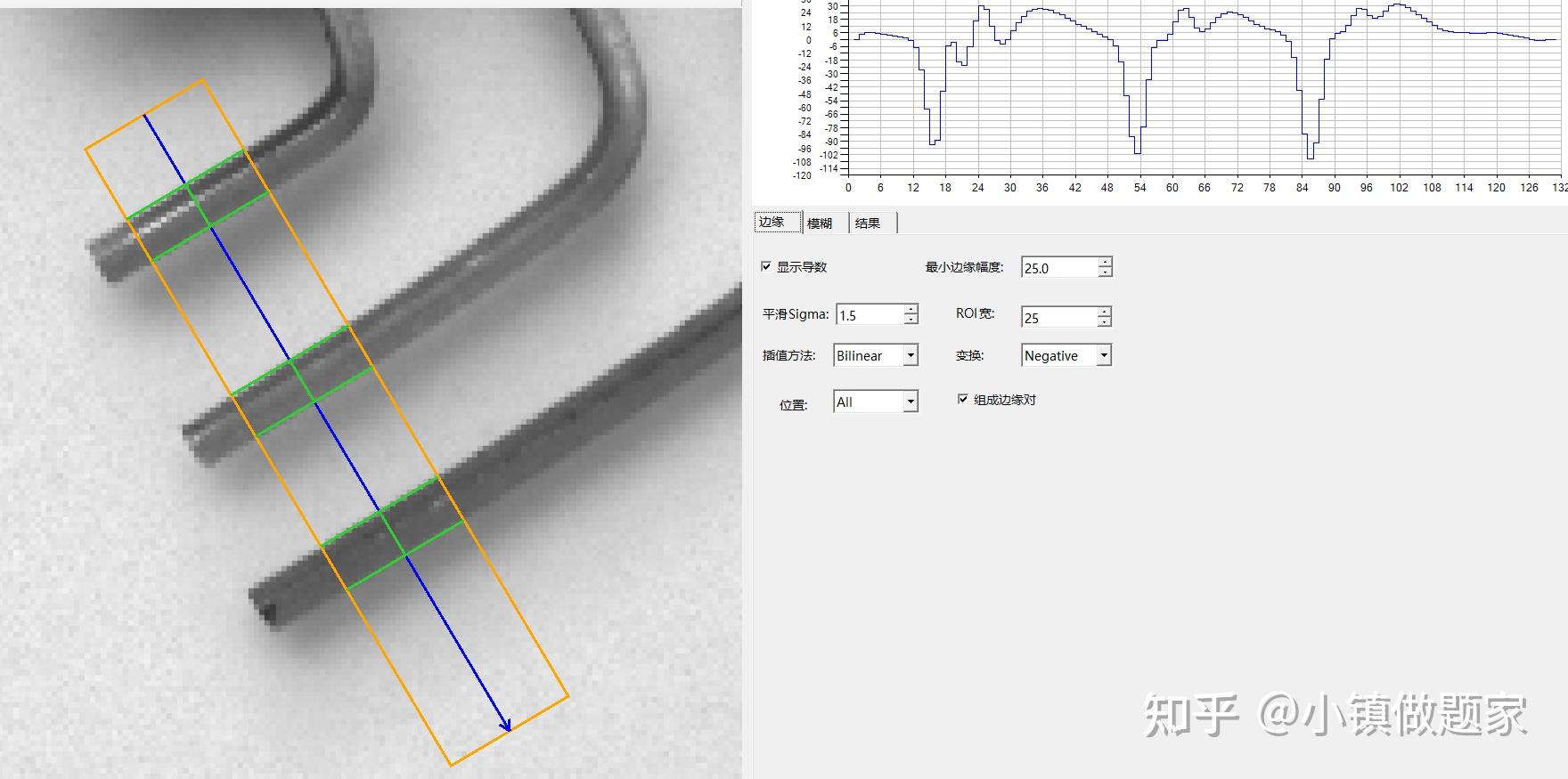 动手实现halcon中的1D Measure算法以及工具助手 - 知乎