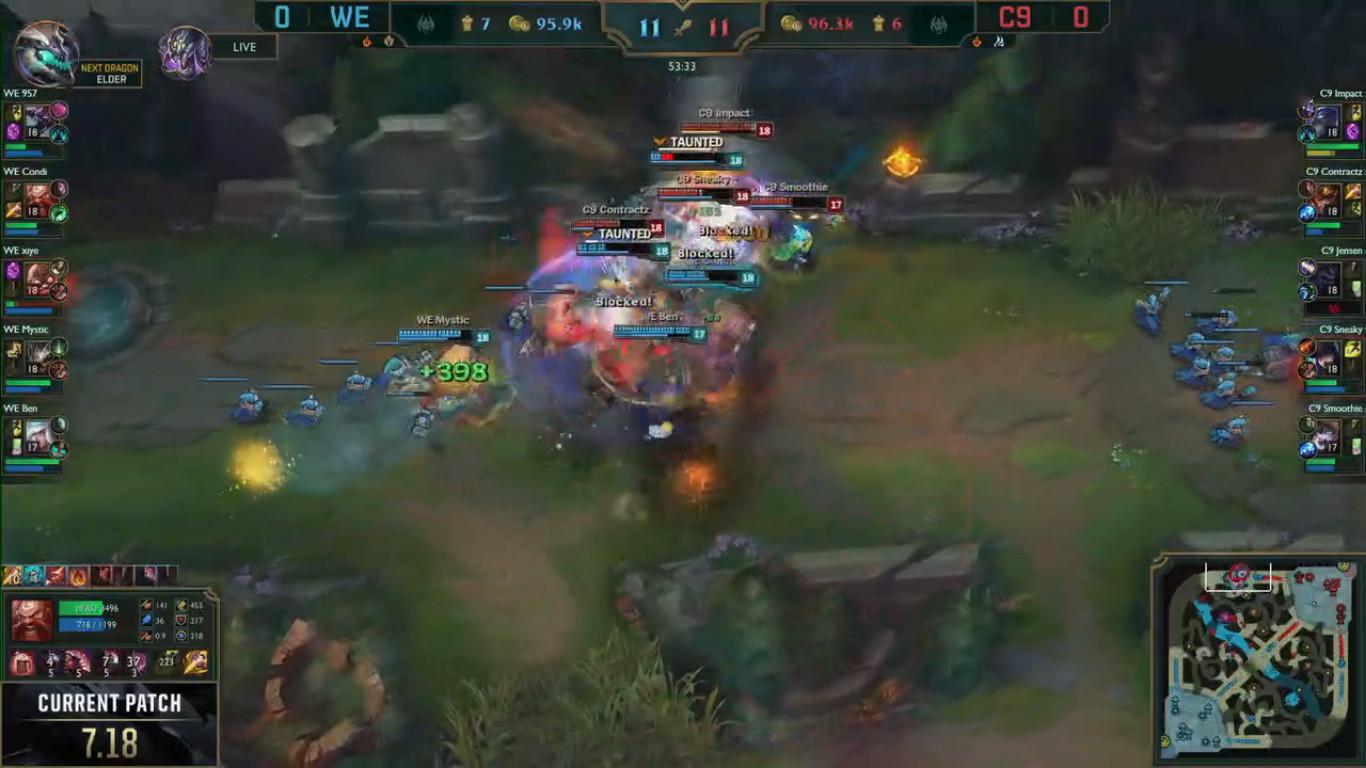 WE3:2战胜C9，昂首挺胸进入四强 - 知乎