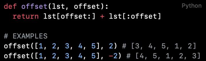 Python代码阅读（第36篇）：列表偏移 知乎 5204