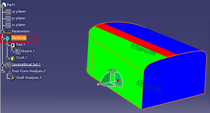 CATIA拔模分析命令(Draft Analysis)使用方法 - 知乎
