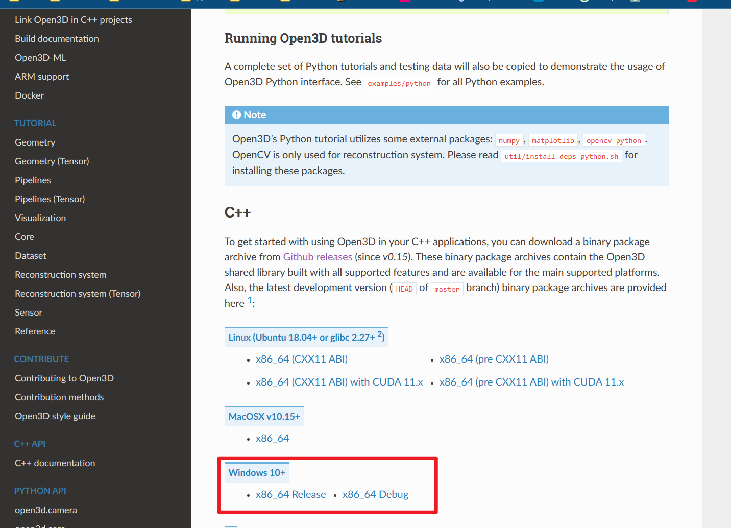 vs2022 + Open3d win10配置 - 知乎