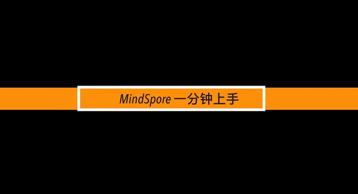 MindSpore一分钟上手教程 - 知乎