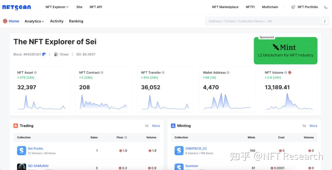 如何使用 NFTScan NFT API 在 Sei 网络上开发 Web3 应用 - 知乎