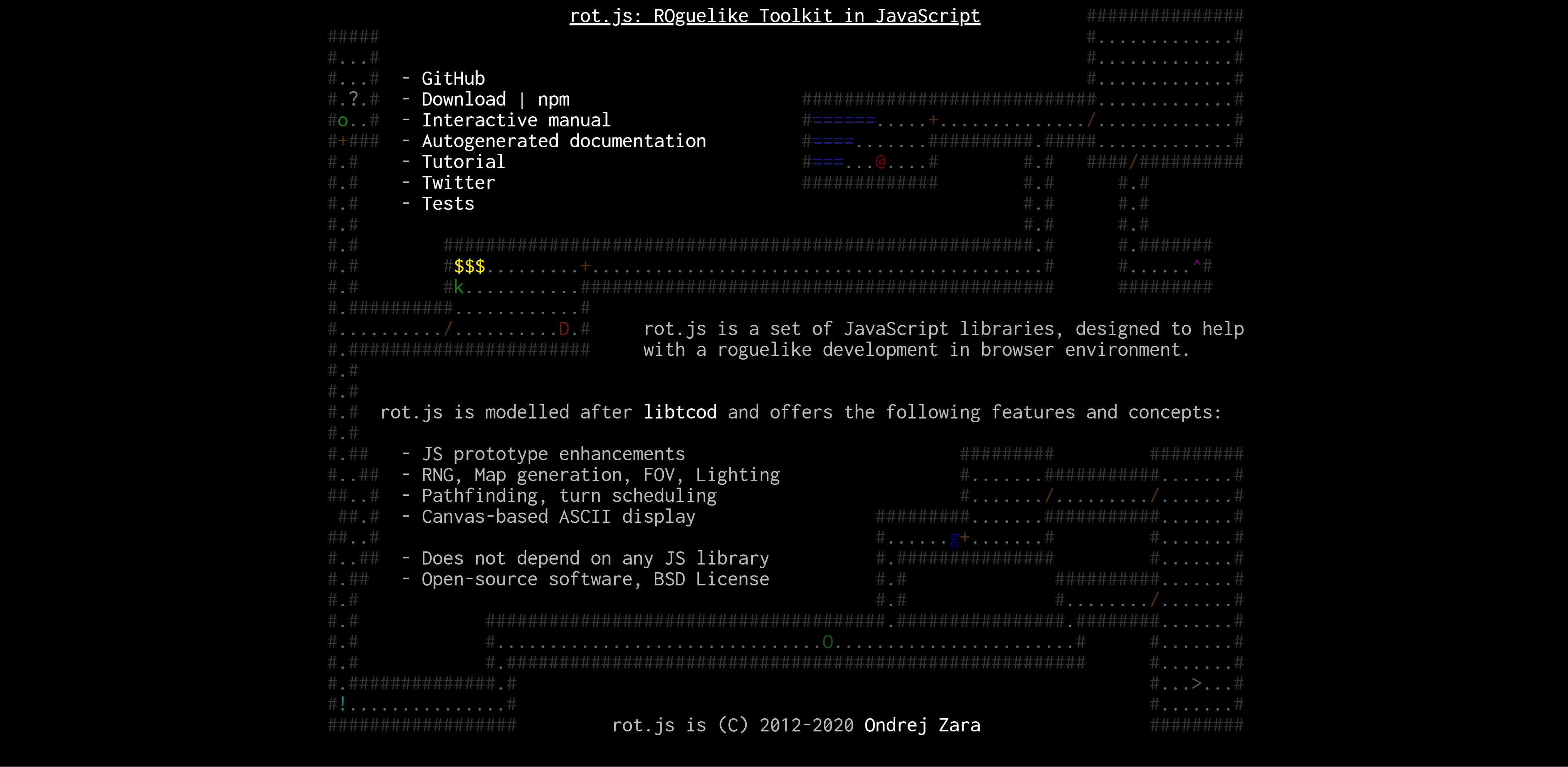 7DRL 的神器 —— ROguelike Toolkit in JavaScript - 知乎