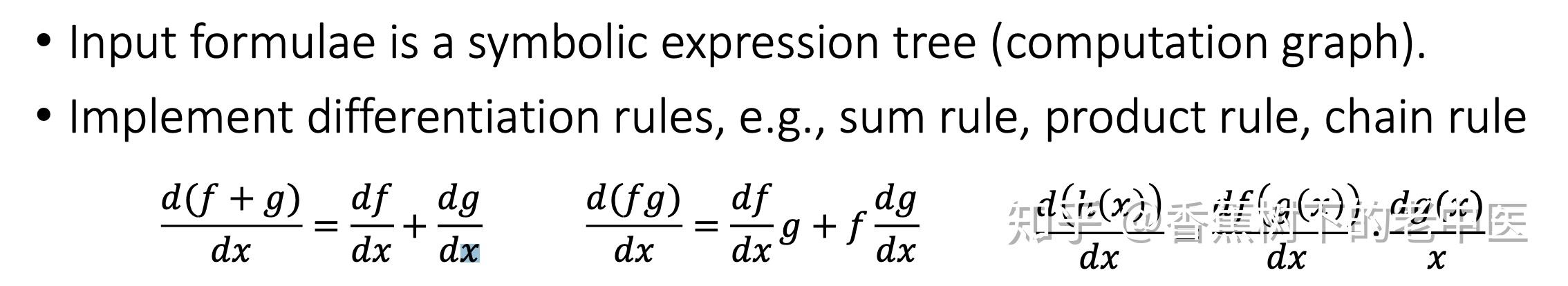 Lecture 4: Automatic Differentiation - 知乎