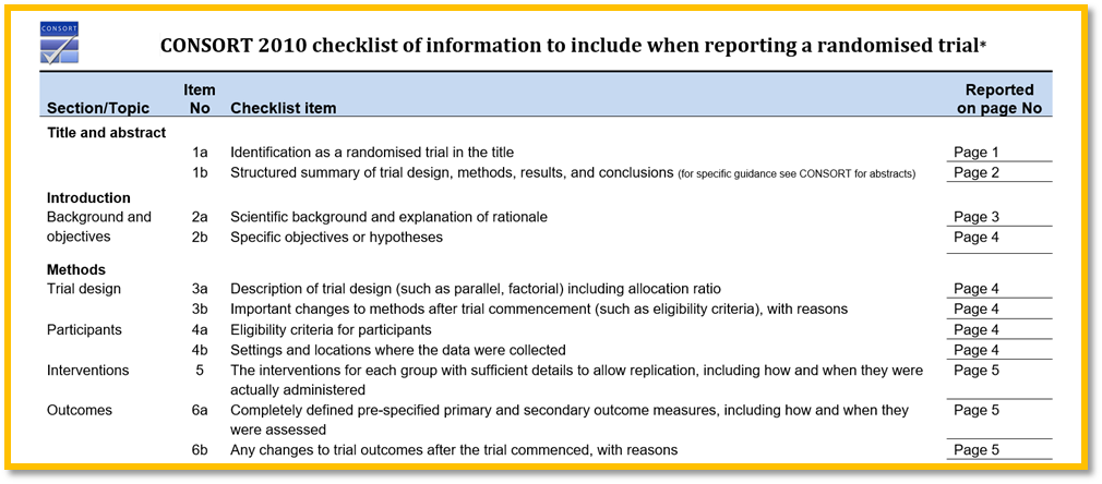 如何填写CONSORT checklist - 知乎