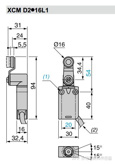 特勒美科传感器限位开关摇杆ZCY16、ZCY18、ZCY19等型号描述的轨道是什么含义？ - 知乎
