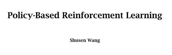 [3] Policy-Based Reinforcement Learning - 知乎
