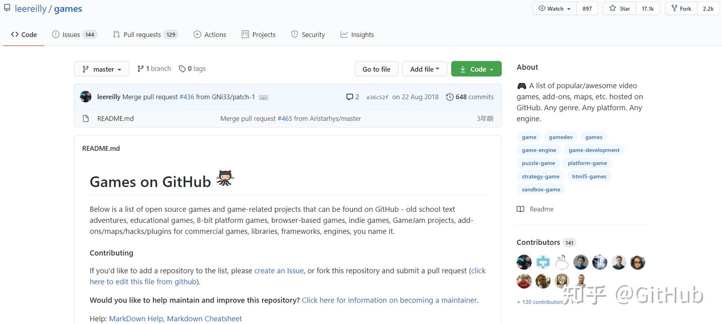 GitHub 上那些简单易学的游戏项目，真是太刺激了。 - 知乎