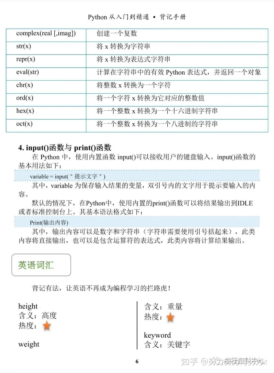 大学计算机专业三天看完《Python背记手册》全彩版，轻松学会 Python不迷路！ - 知乎