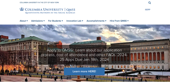 美国研究生项目｜哥伦比亚大学 - 社会科学定量方法硕士 - Columbia University - MA Quantitative ...