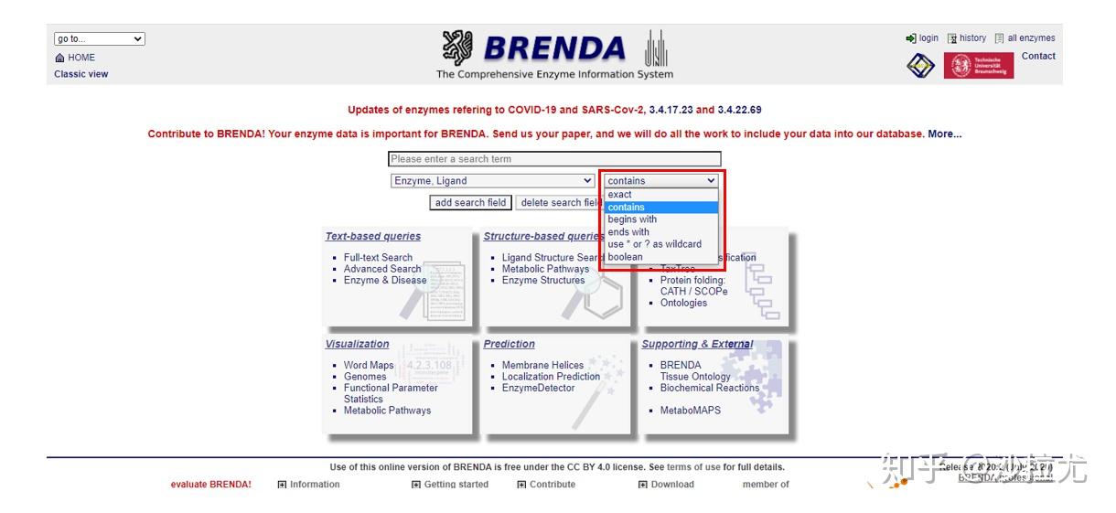 初识Enzyme Database-BRENDA - 知乎