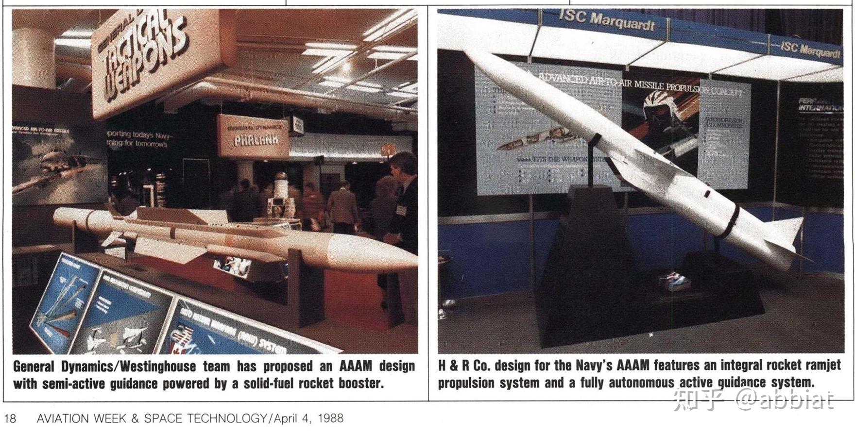 如何评价AIM-152 AAAM 先进空对空导弹 ？ - 知乎