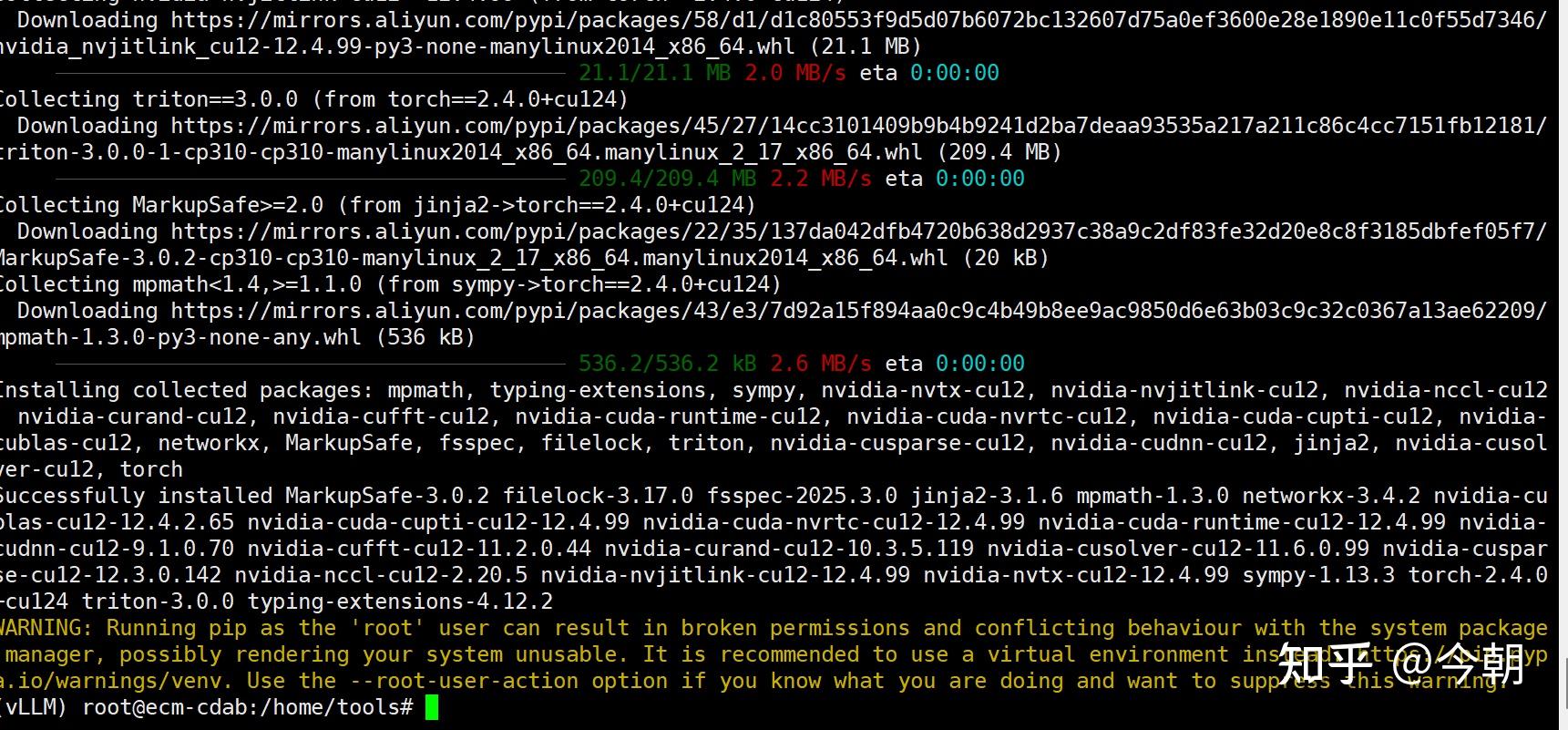 NV环境vLLM部署DeepSeek - 知乎