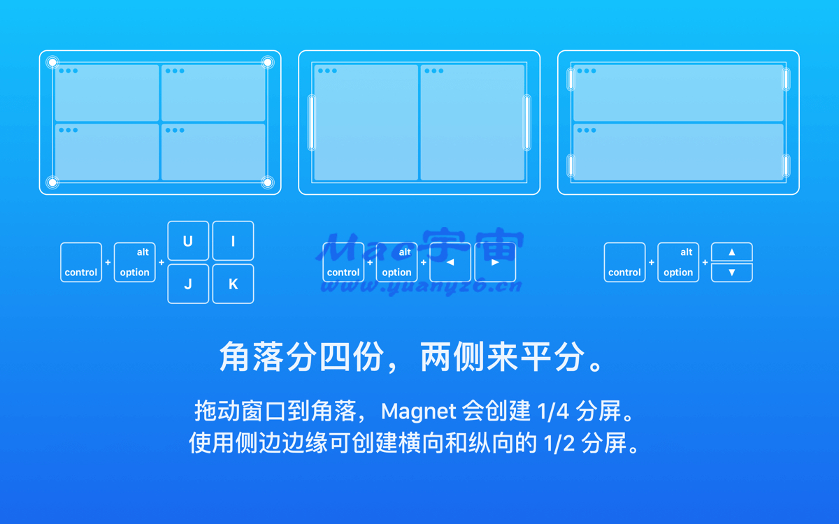Magnet Pro for Mac 中文版 窗口拖拽调整工具 - 知乎