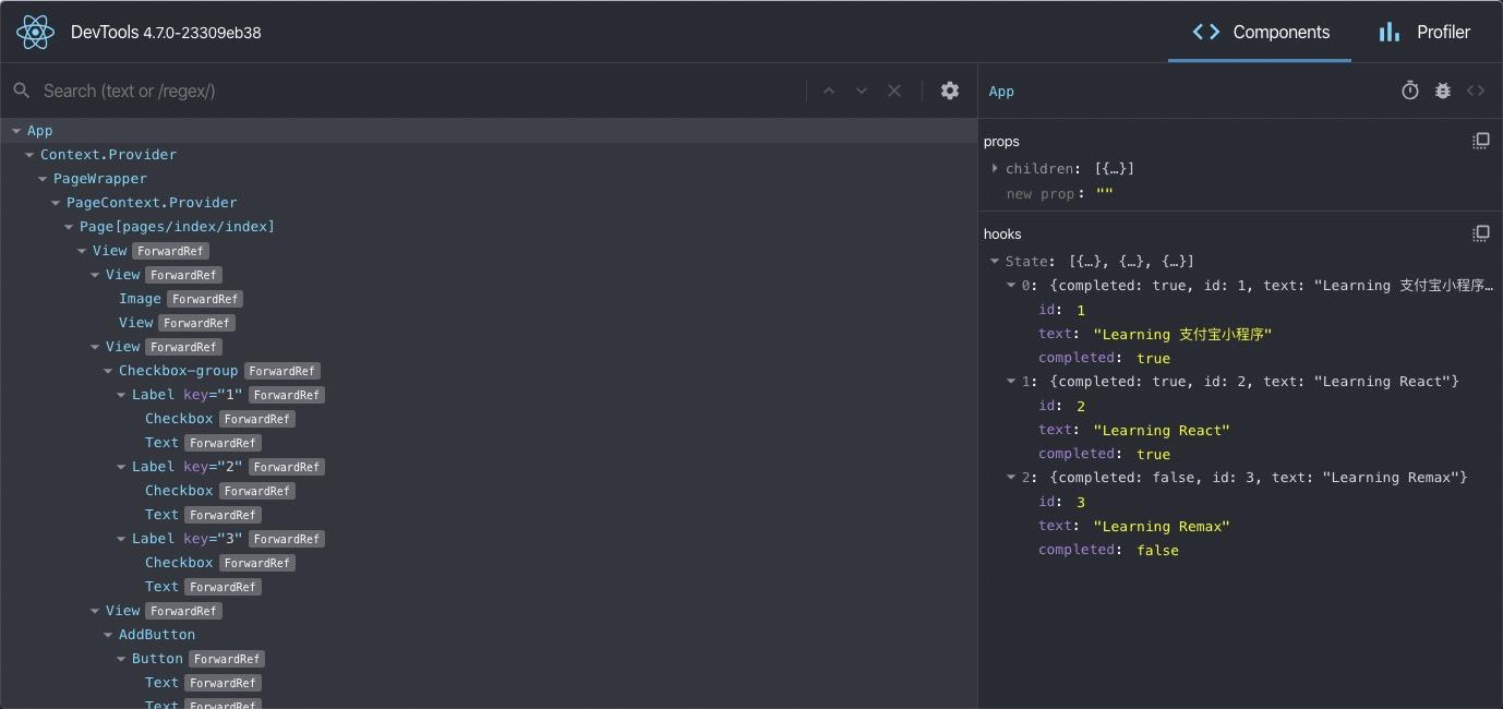 使用 React DevTools 调试小程序是什么体验？ - 知乎