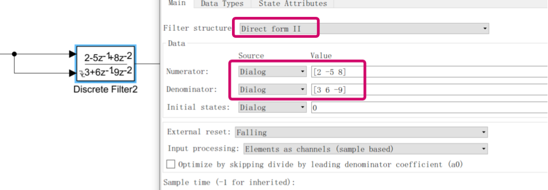 simulink模块——Discrete Filter - 知乎
