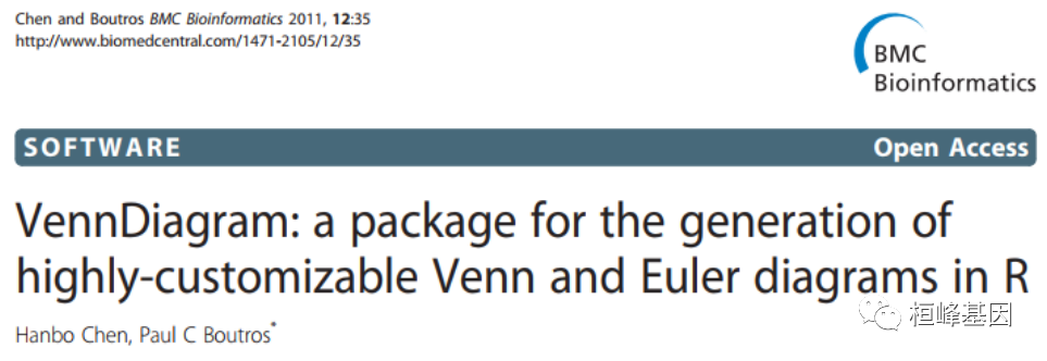 FigDraw 9. SCI 文章绘图之韦恩图 (Vennplot) - 知乎