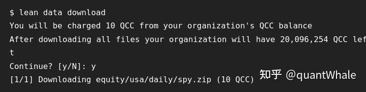 Lean CLI：教程-本地数据/从QuantConnect下载（Lean CLI系列教程-15） - 知乎