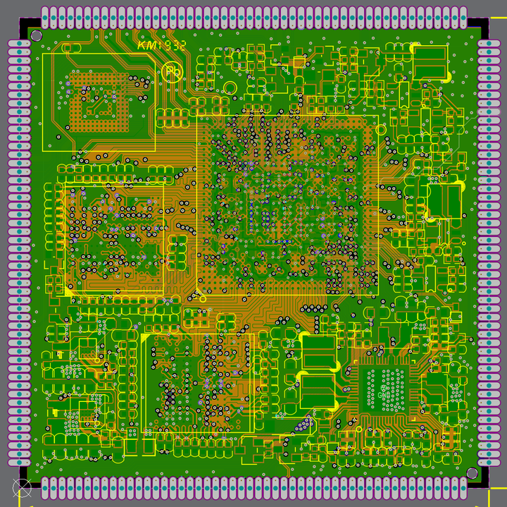 【案例1】八层瑞芯微RK3399邮票孔核心板PCB设计 - 知乎