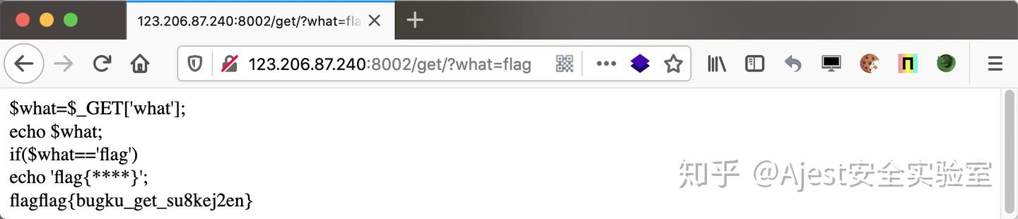 [CTF]BugkuCTF - Web - web基础$_GET - 知乎