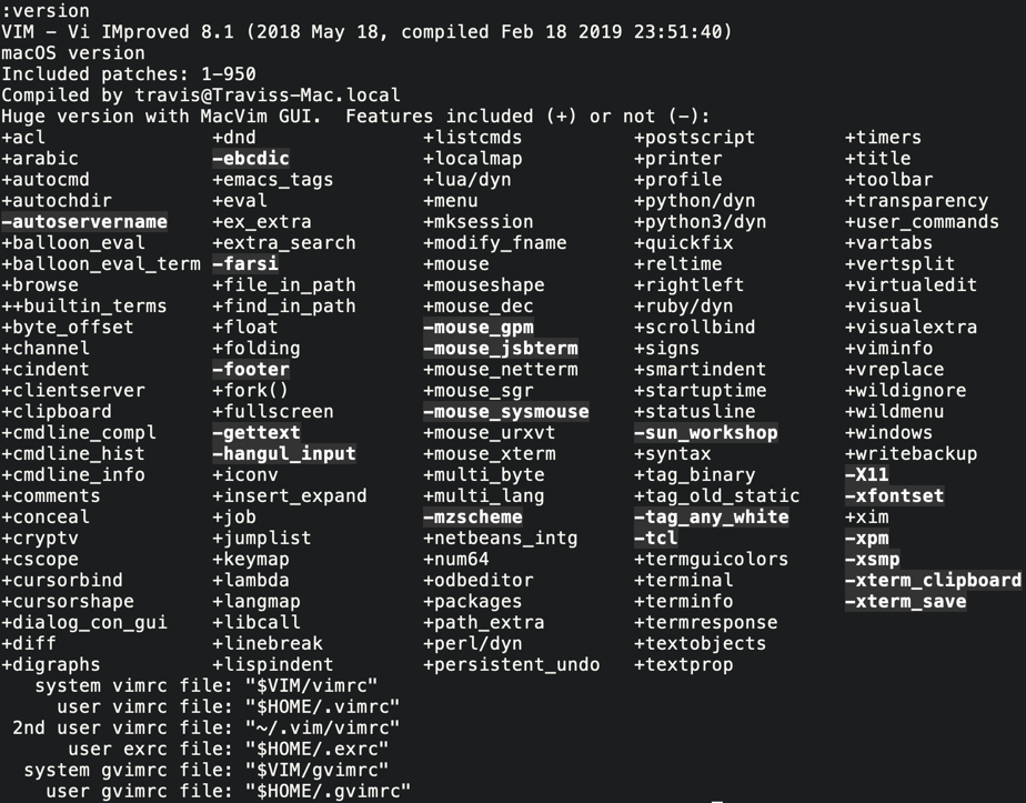 VIM学习笔记 在Mac下安装Vim - 知乎