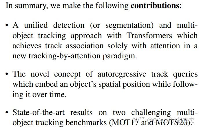 TrackFormer：基于Transformer的多目标跟踪 - 知乎