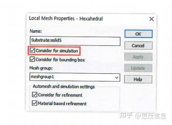 CST软件的局部网格设置 - 知乎