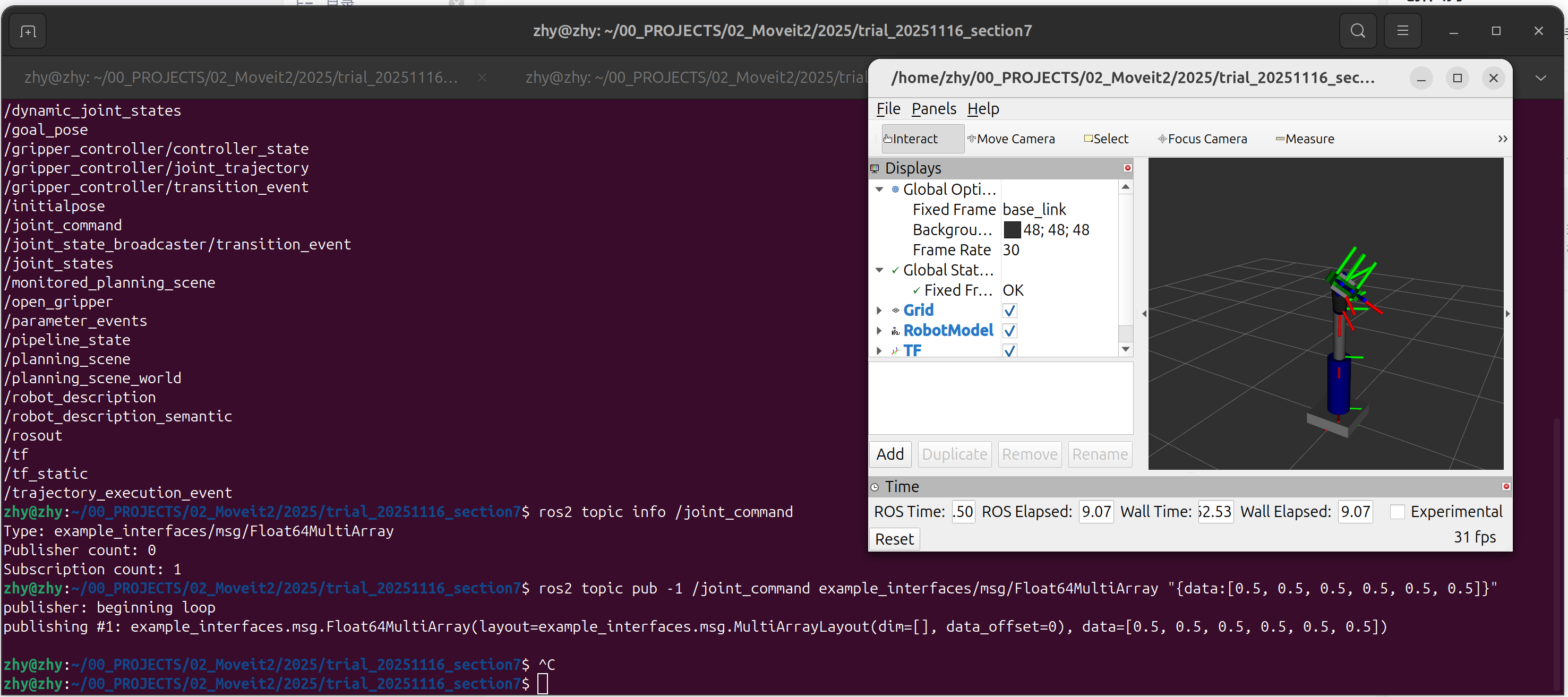 【ProjecTrial】Ros2_MoveIt2 - 教程学习 - 使用ROS 2和MoveIt 2来操控6轴机械臂 - Part-9 - 知乎
