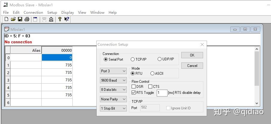 用Modbus Slave模拟从机收发数据 - 知乎