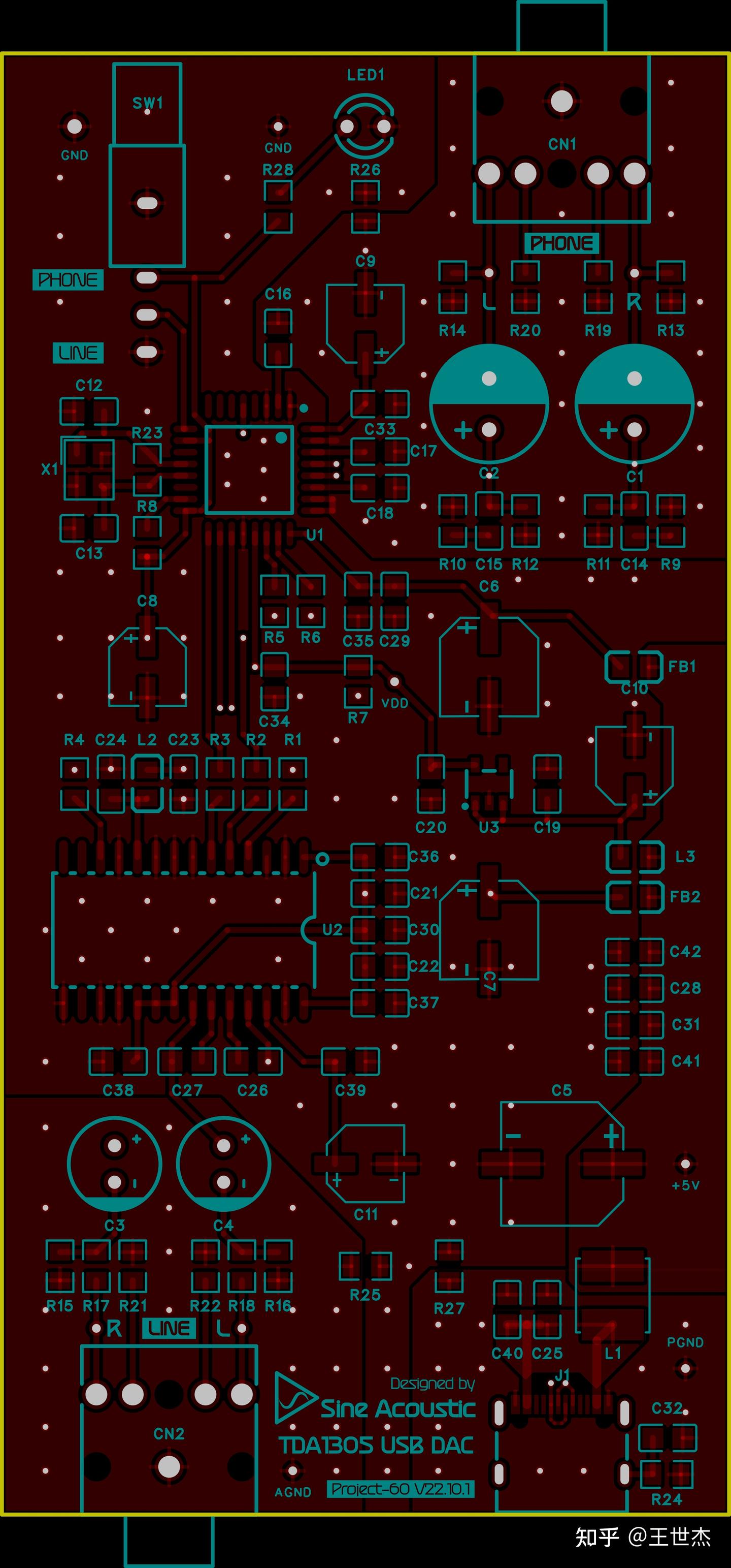 【P60】PCM2706/TDA1305 USB DAC - 知乎