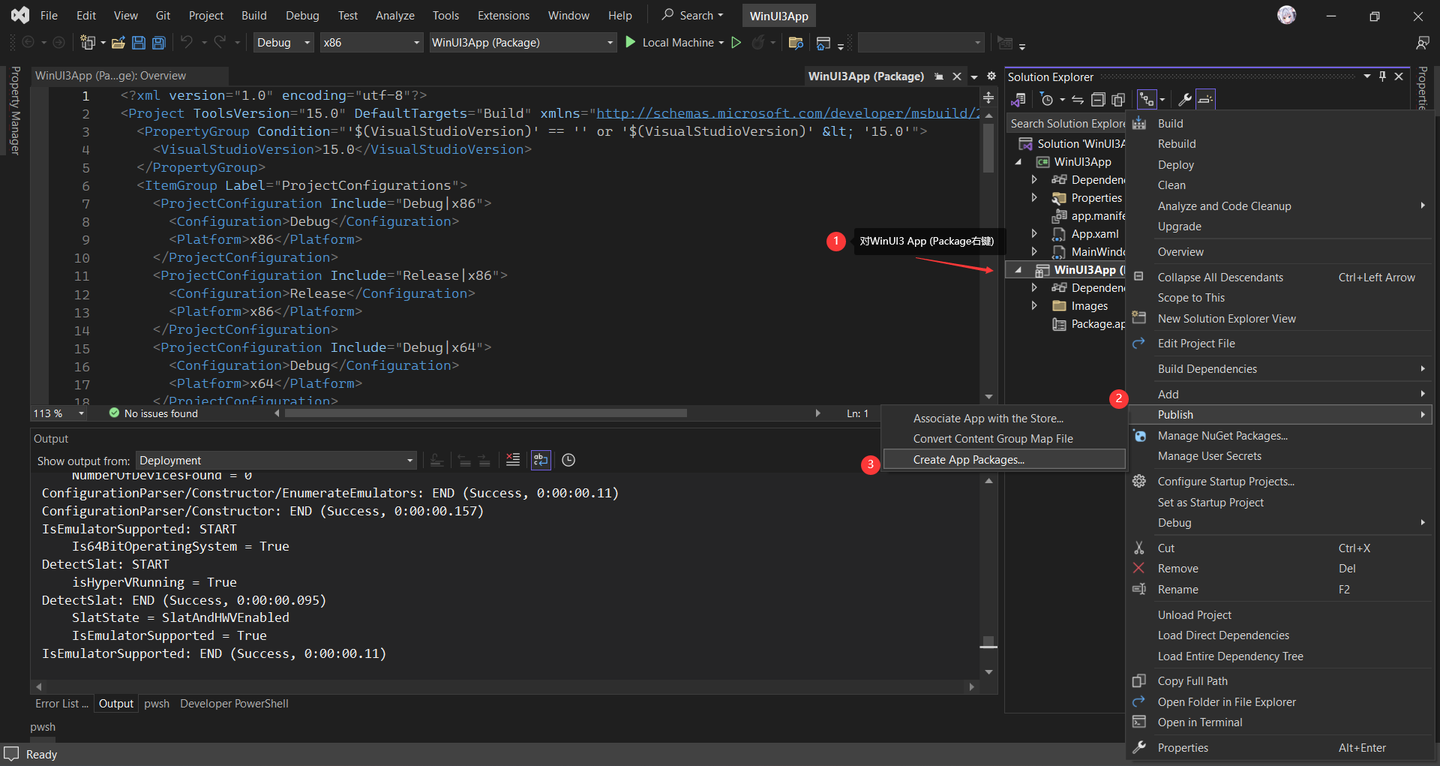 How to packaging WinUI3 Project (WAS) - 知乎