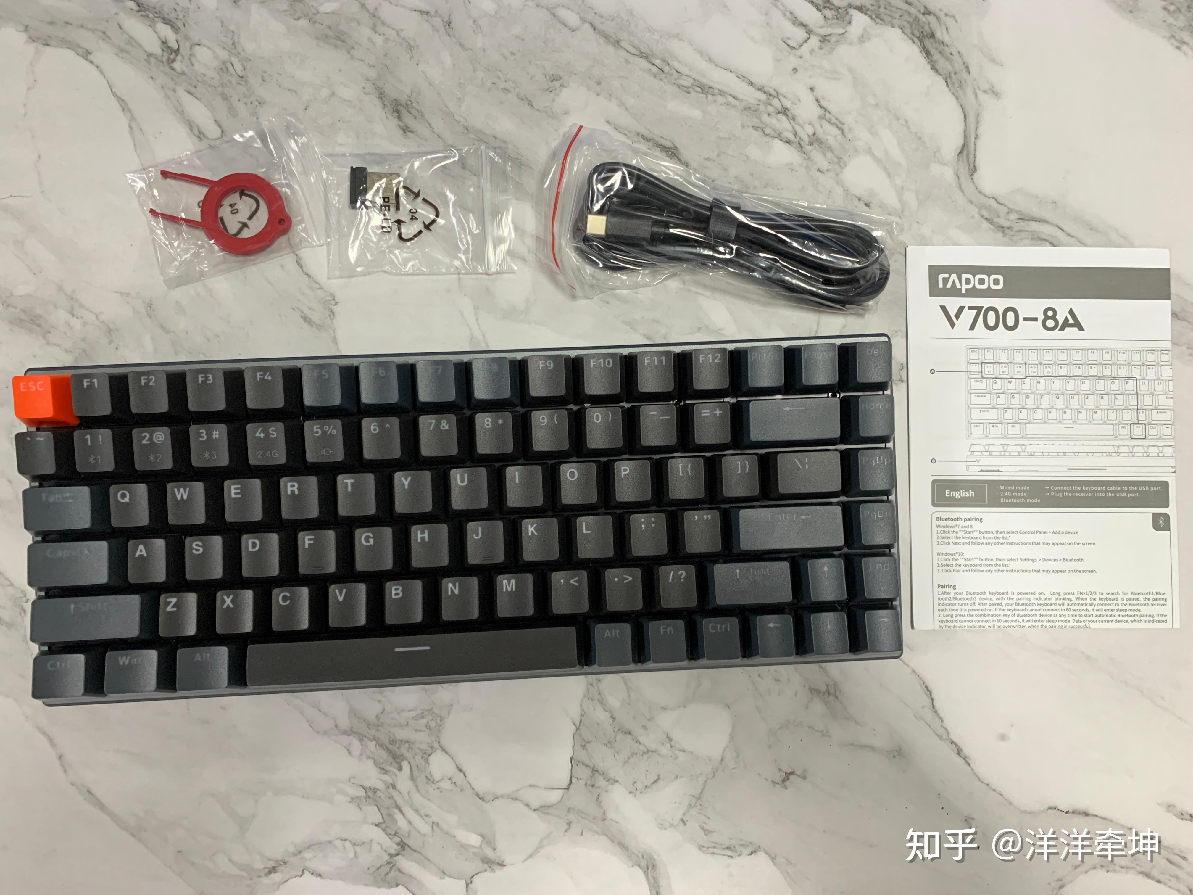 三模可编程，背光易便携——雷柏 V700-8A 机械键盘轻体验 - 知乎