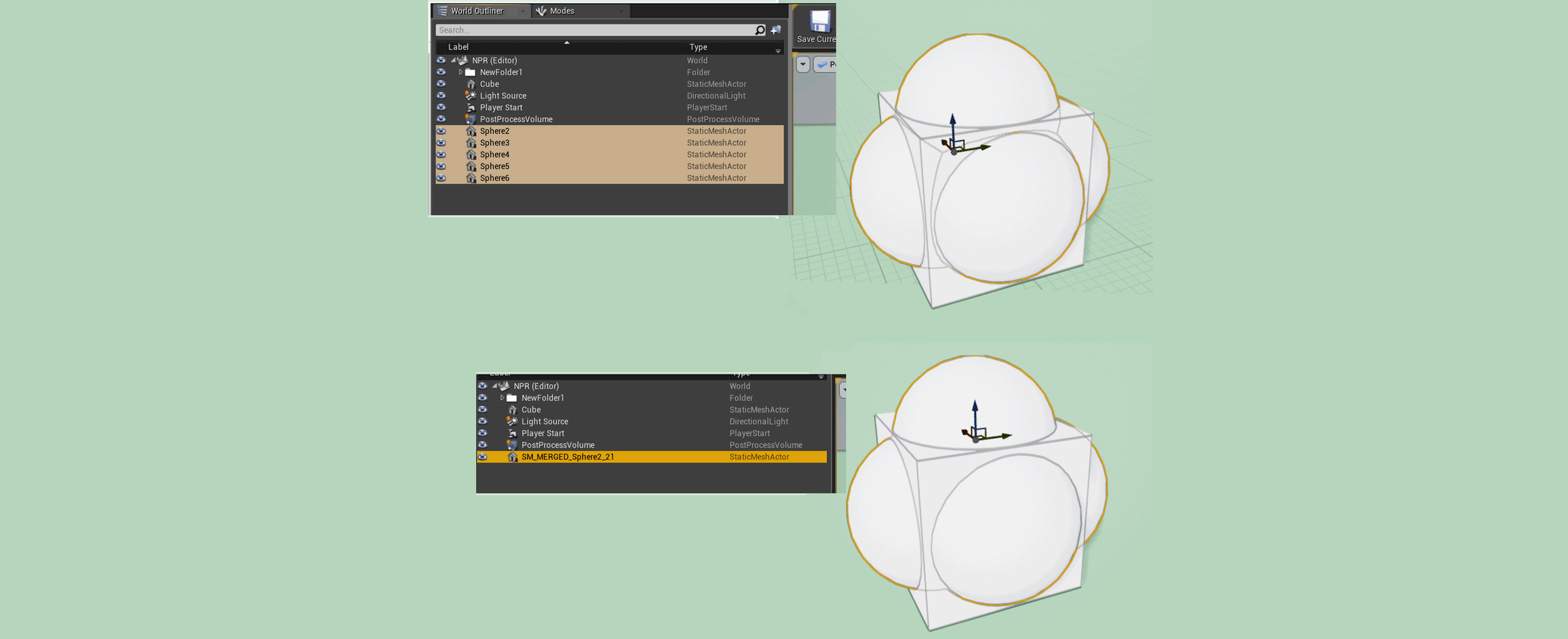 UE4 合并模型Mesh Actor并替换到相同位置 - 知乎